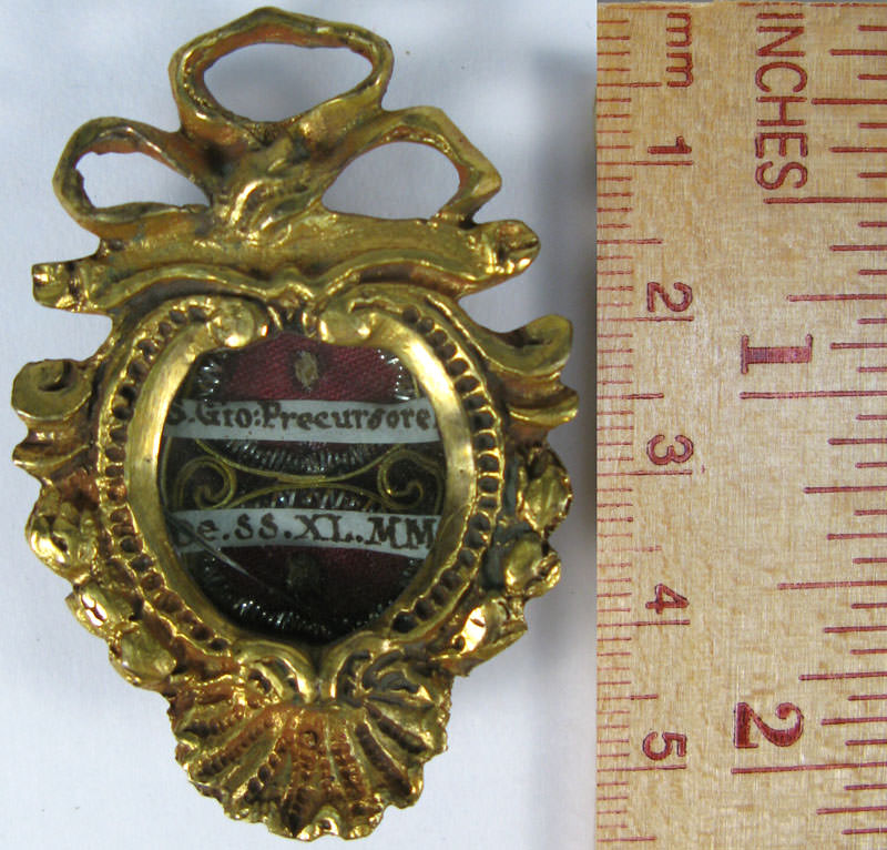 Russian Store - Reliquary theca with relics of Saint John the Baptist ...