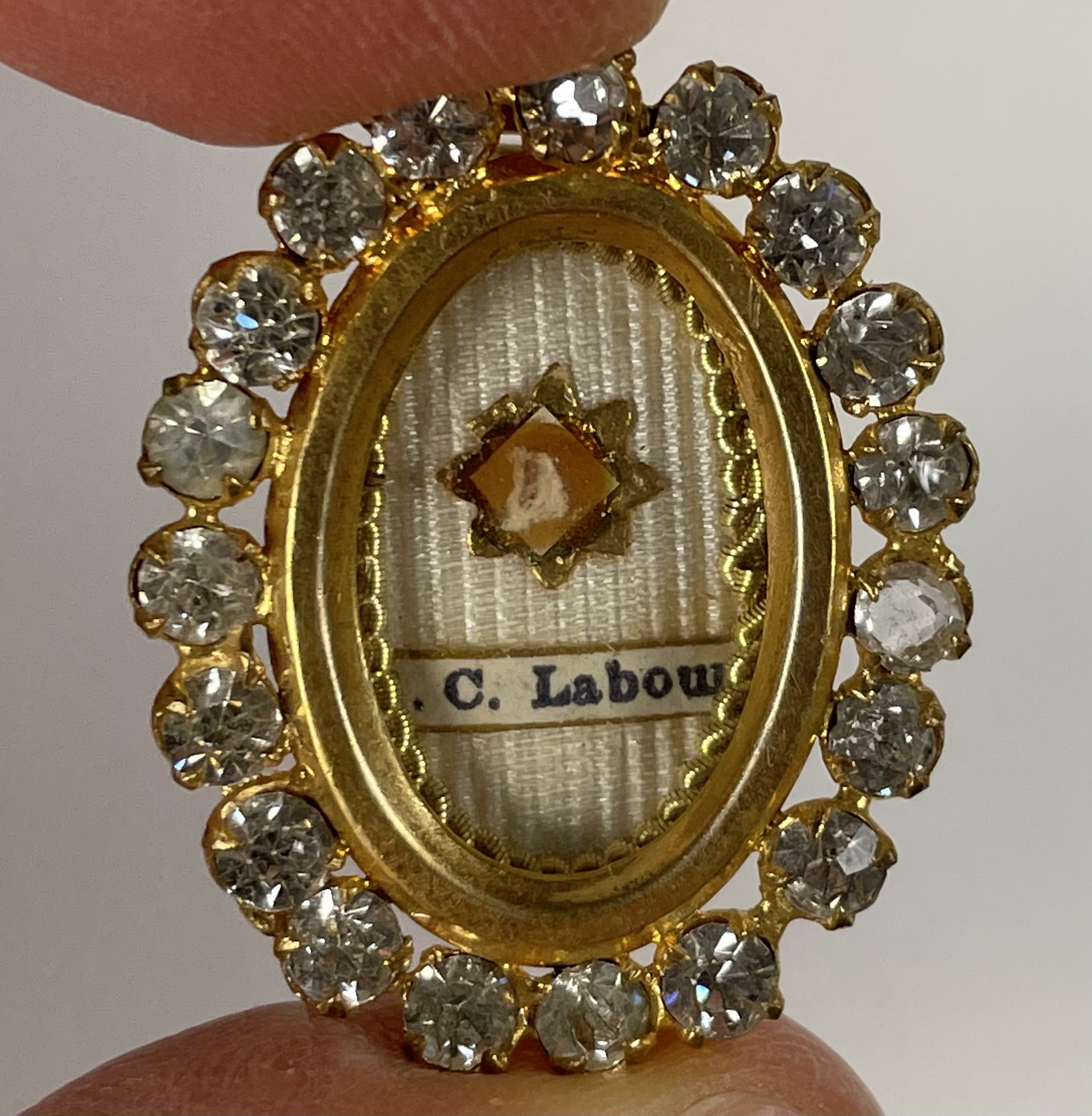 Russian Store - 1933 Documented theca with a relic of St. Catherine ...