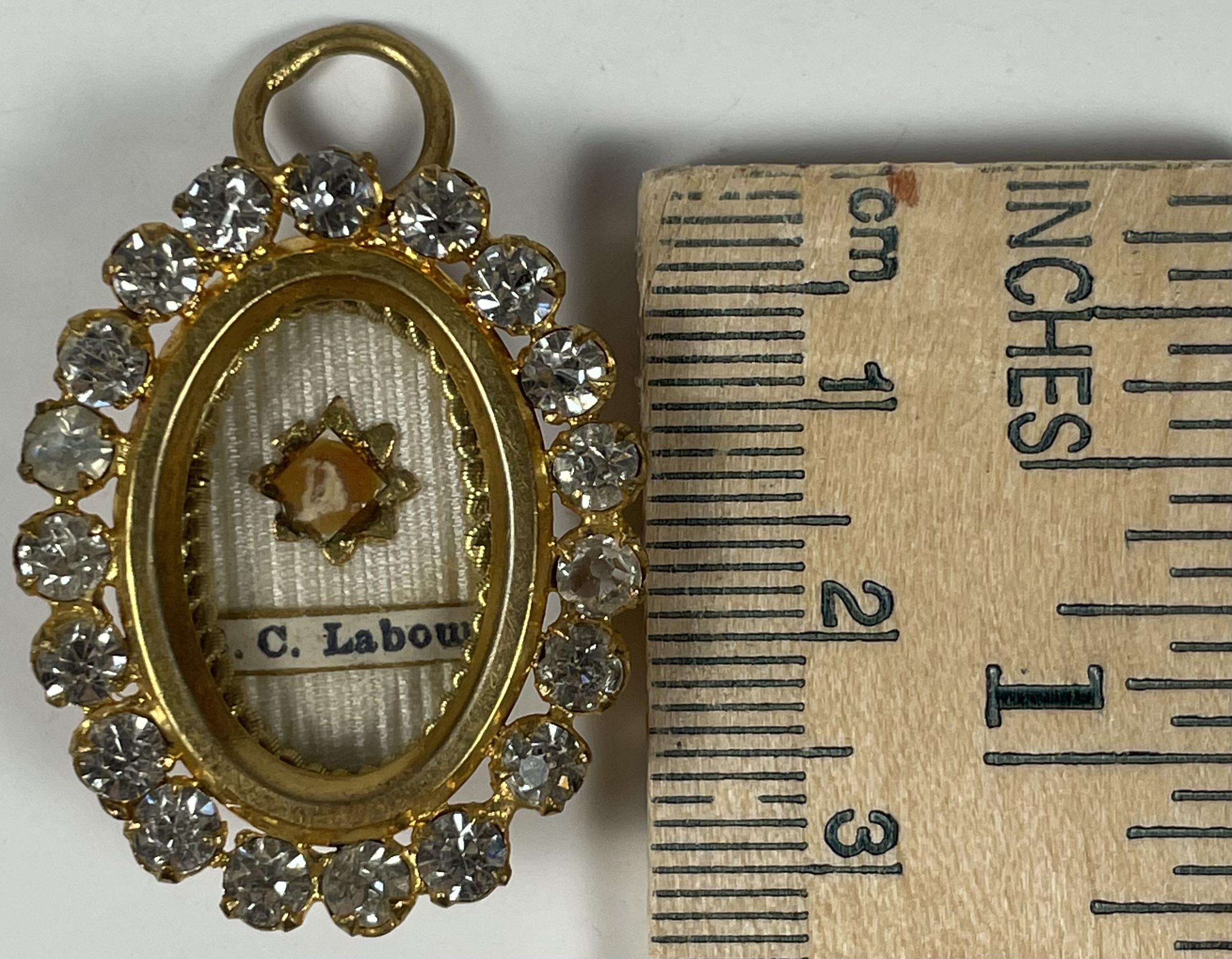 Russian Store - 1933 Documented theca with a relic of St. Catherine ...