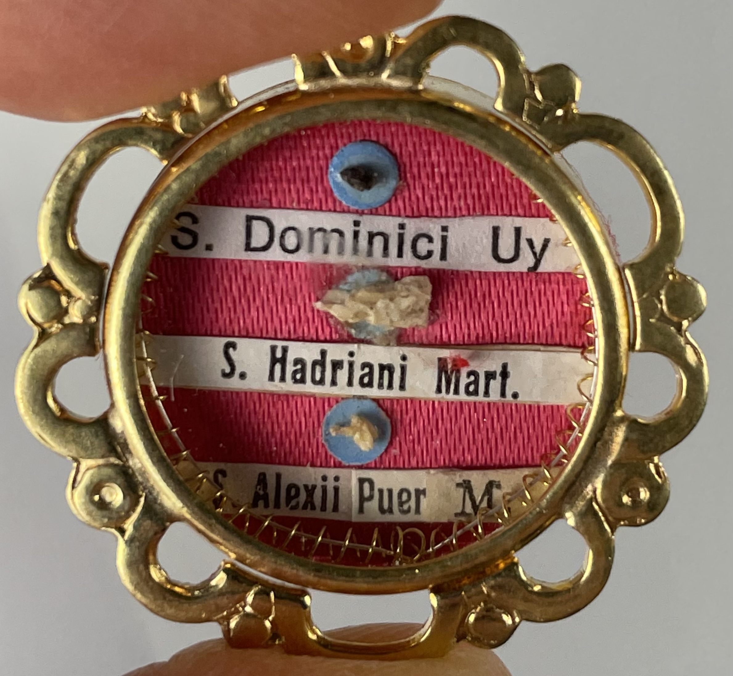 Russian Store - 1990 Documented theca with relics of 3 Martyrs: St ...