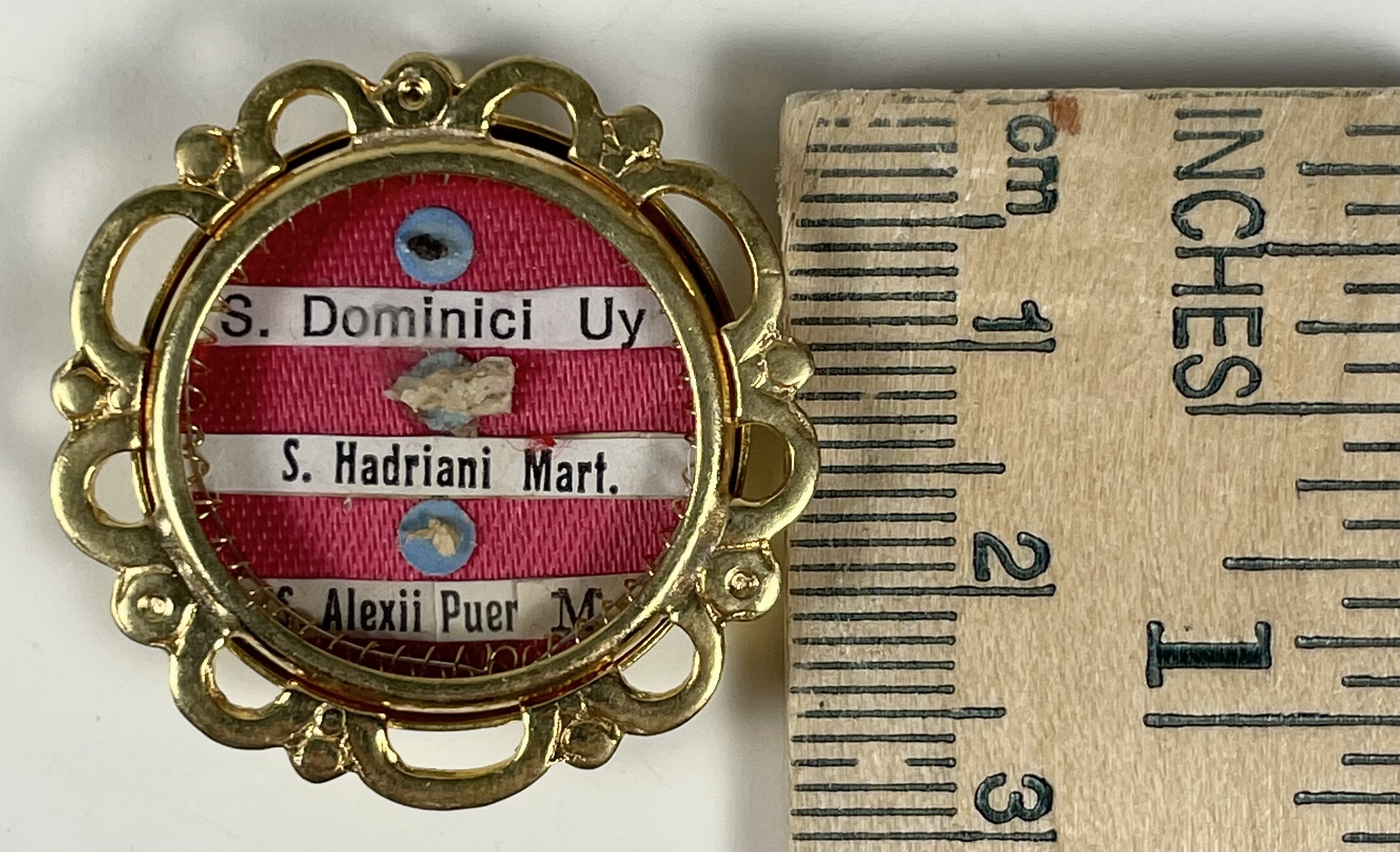 Russian Store - 1990 Documented theca with relics of 3 Martyrs: St ...