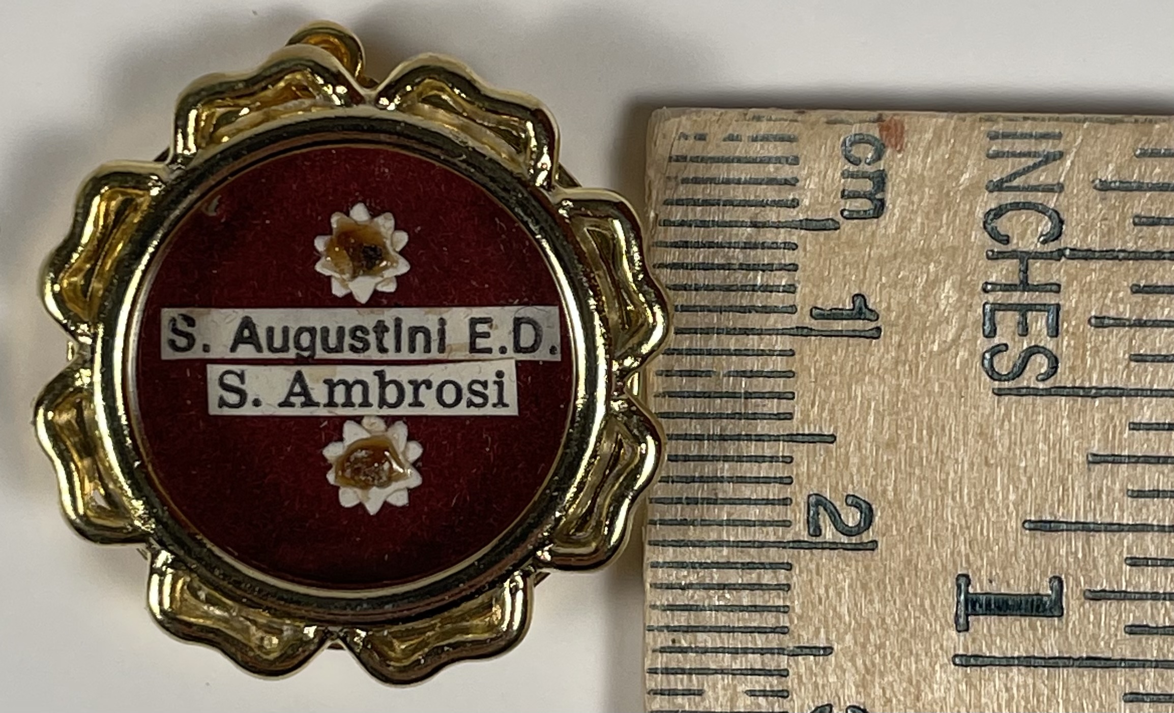 Russian Store - 1993 Vatican Documented reliquary theca with relics of ...