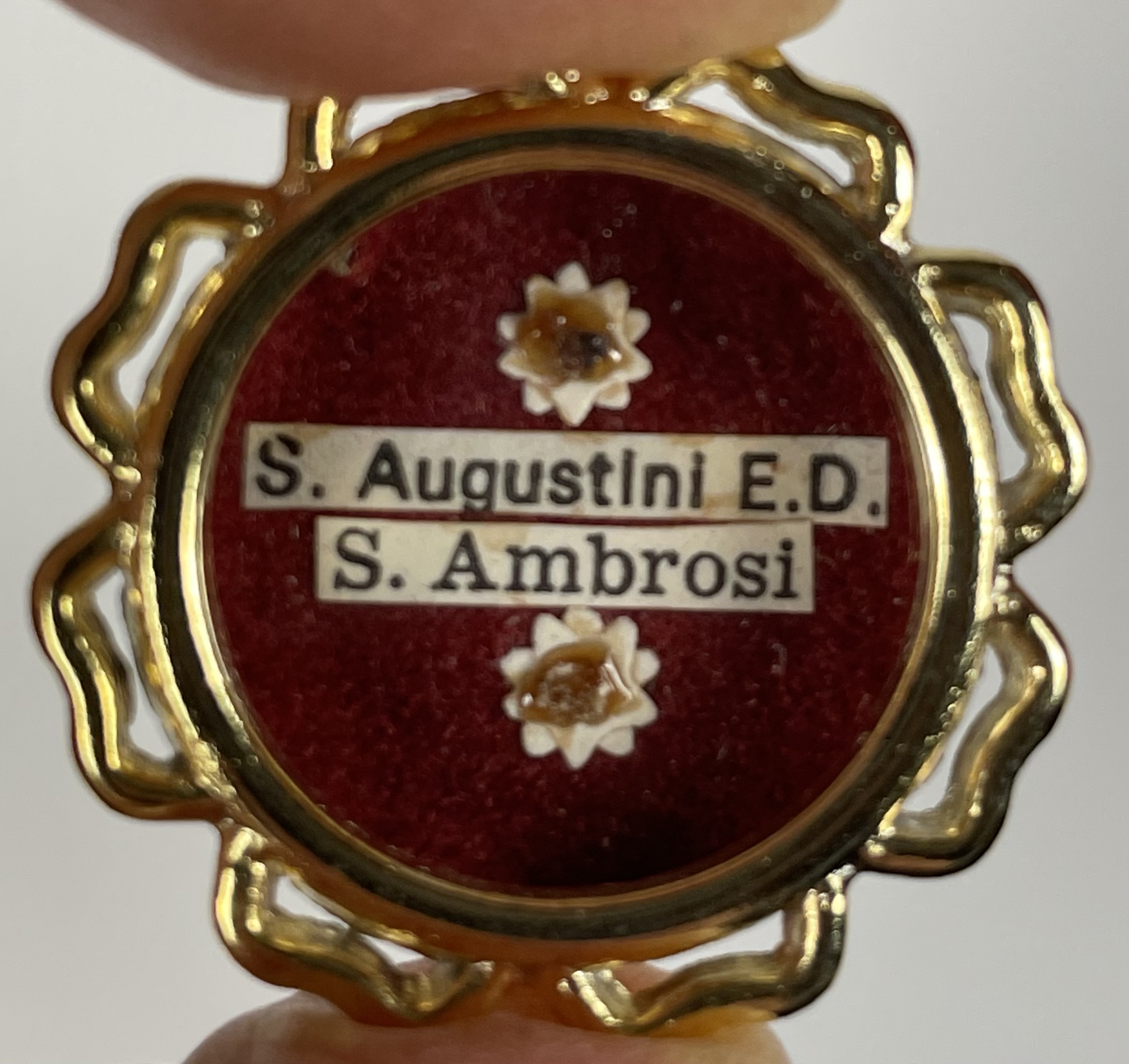 Russian Store - 1993 Vatican Documented reliquary theca with relics of ...