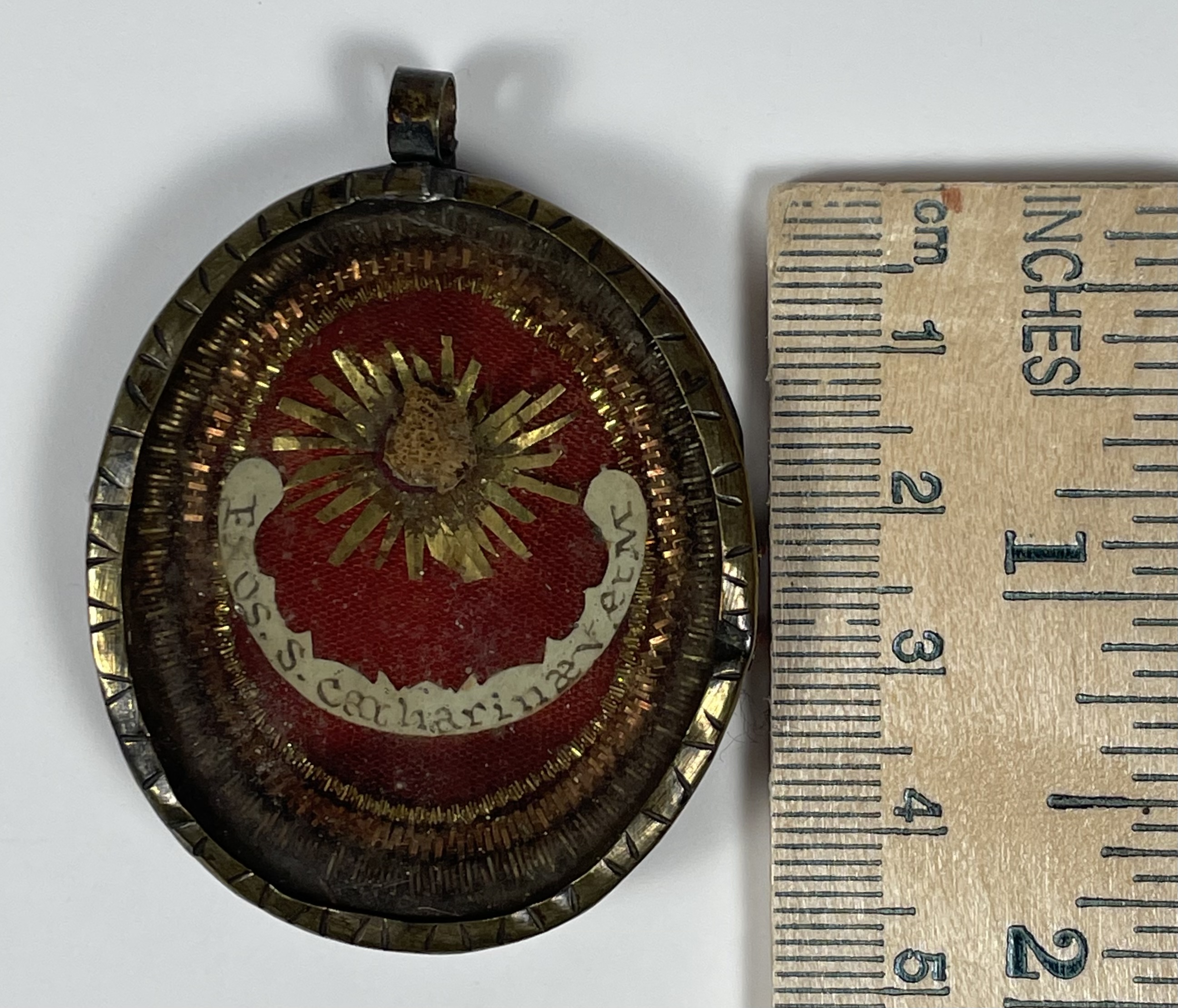 Russian Store - 1780 Documented reliquary with relics of St. Catherine ...