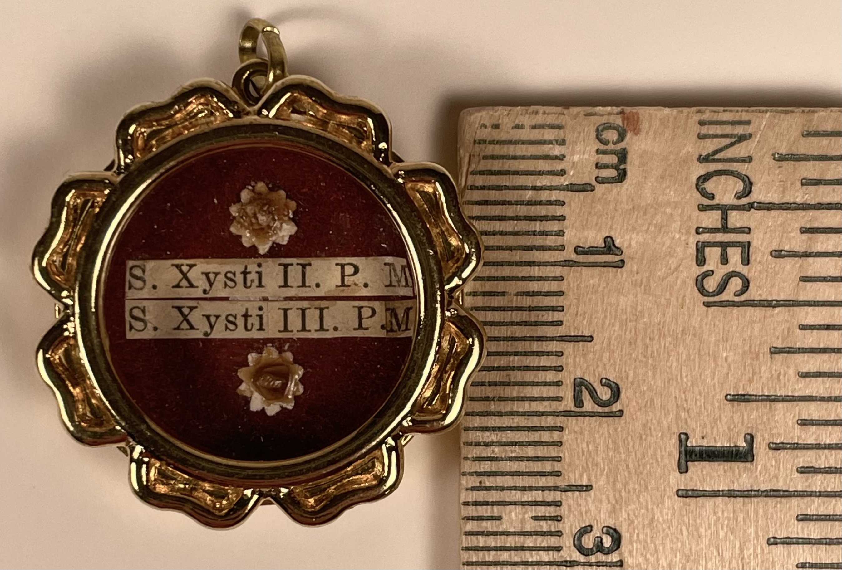 Russian Store - 1993 Vatican documented reliquary theca with relics of ...