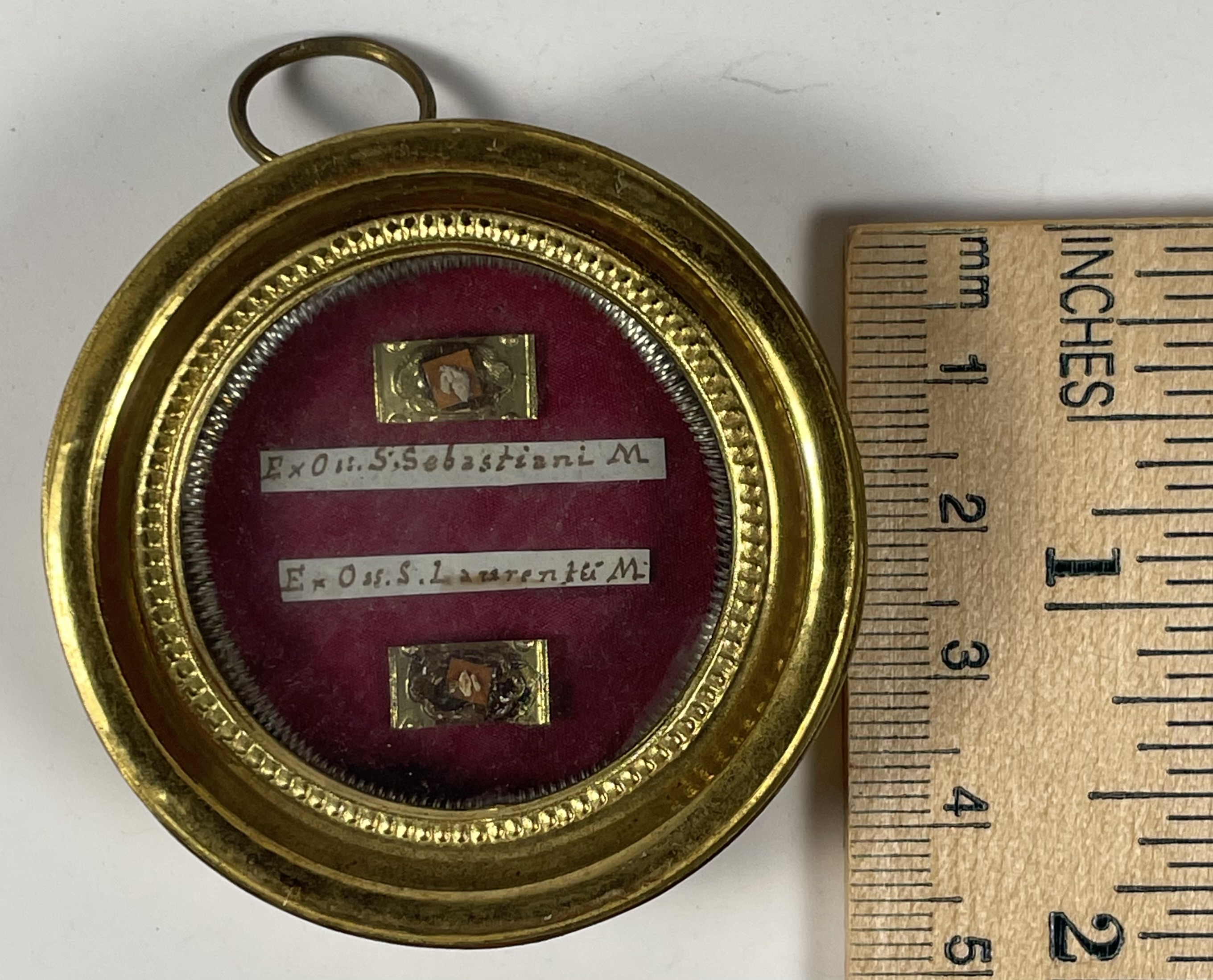 Russian Store - Reliquary theca with relics of 2 early Martyrs: St ...