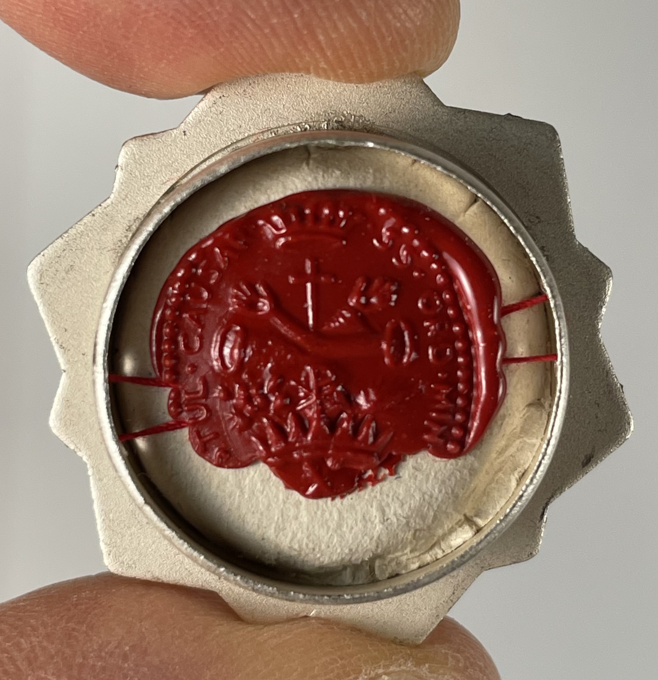 Russian Store - 1990 Documented reliquary theca with relic of St ...