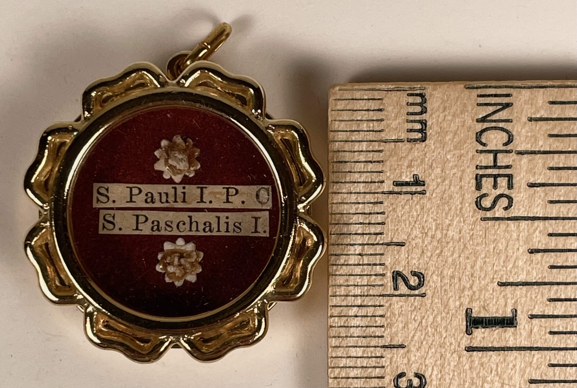 Russian Store - 1993 Vatican documented reliquary theca with relics of ...