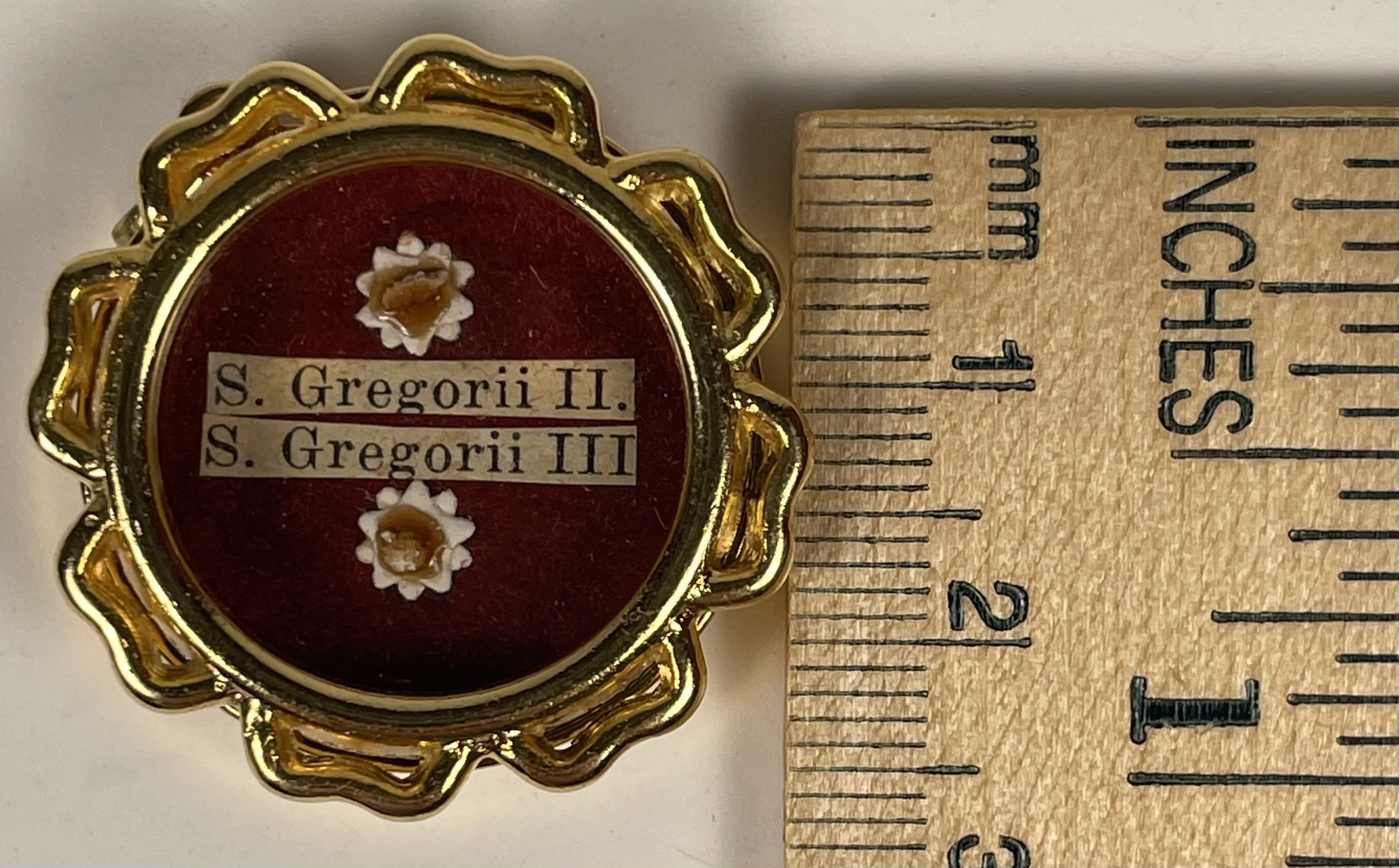 Russian Store - 1993 Vatican documented reliquary theca with relics of ...