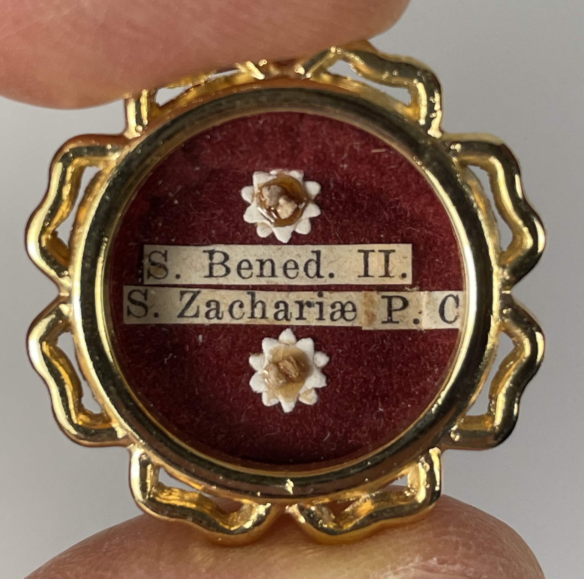 Russian Store - 1993 Vatican documented reliquary theca with relics of ...