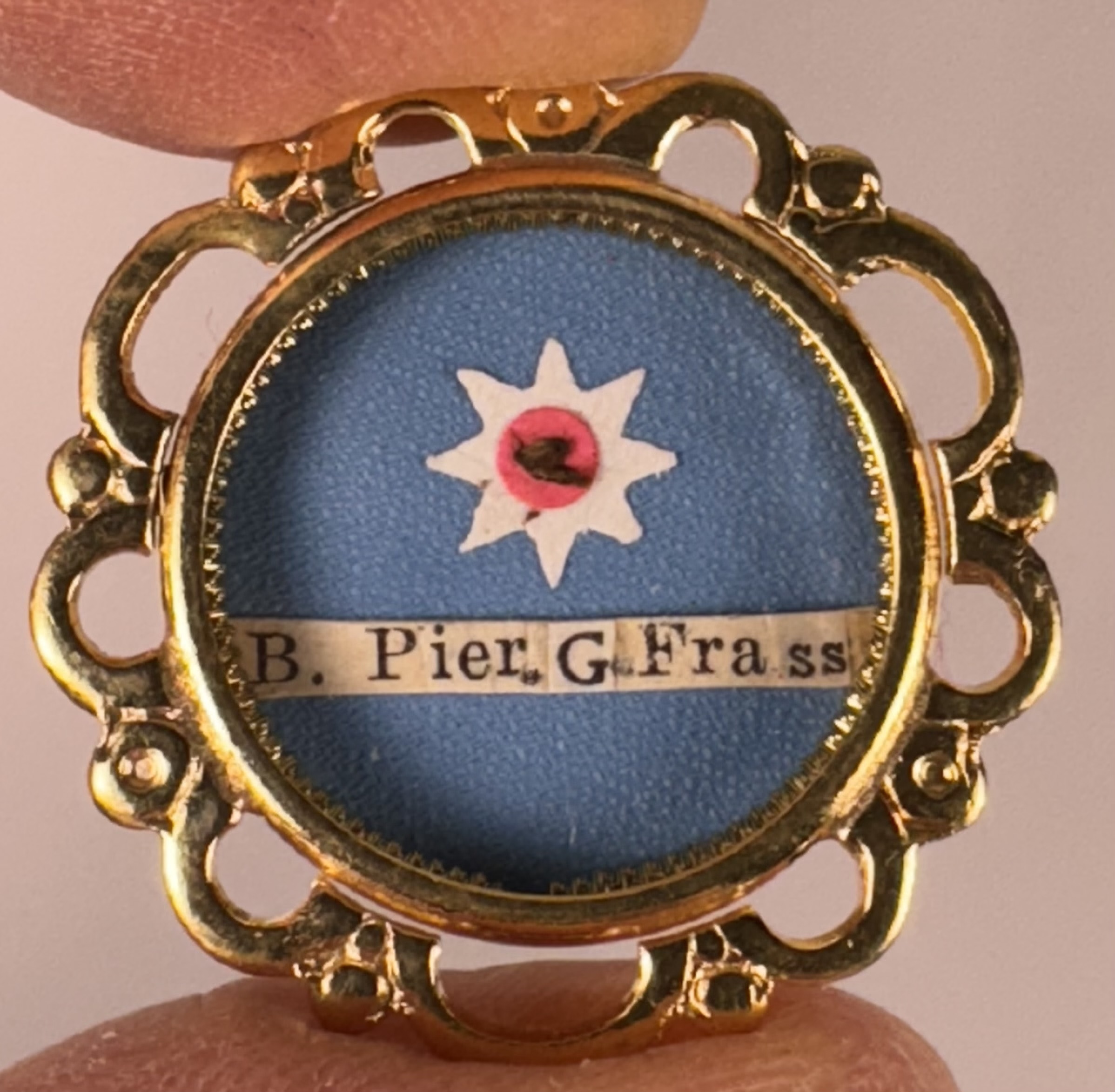 Russian Store - 1991 Documented reliquary theca with relic of the ...