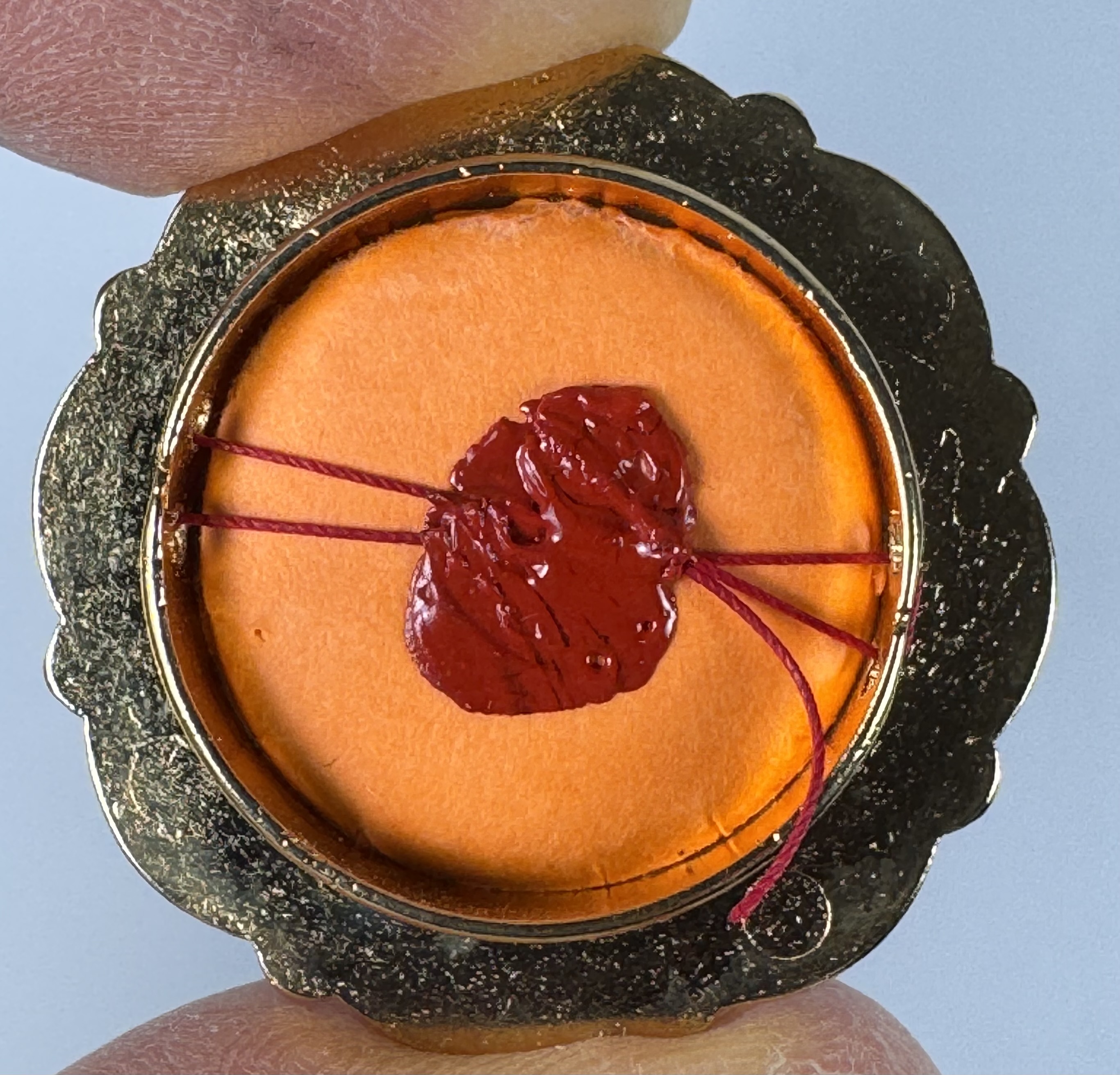 Russian Store - 1989 Vatican-documented reliquary theca with relic of ...