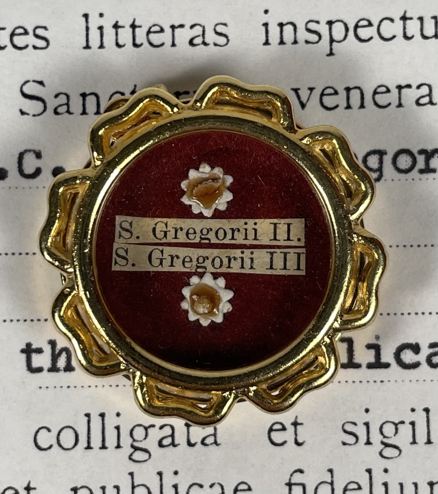 Russian Store - 1993 Vatican documented reliquary theca with relics of ...