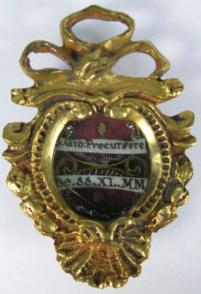 Russian Store - Reliquary theca with relics of Saint John the Baptist ...