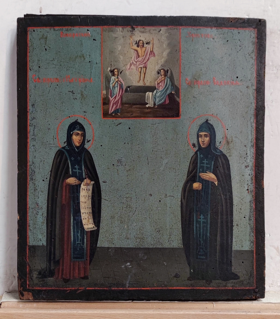 Russian Store - Russian Icon - 2 Orthodox nuns: St. Matrona & St ...